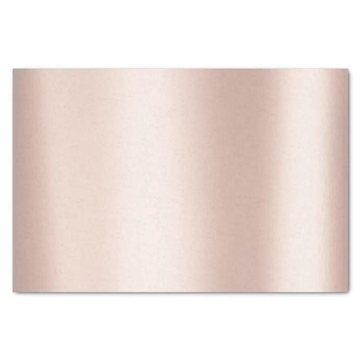 Pink Rose Gold Blush Metallic Powder Blush Tissue Paper | Zazzle