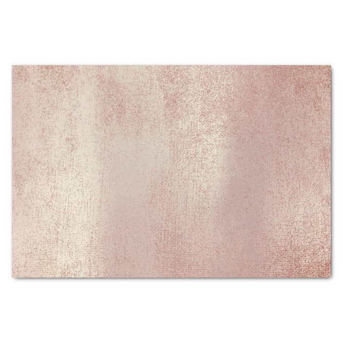 Pink Rose Gold Metallic Blush Powder Tissue Paper | Zazzle.com