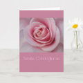 pink rose Italian sympathy card | Zazzle