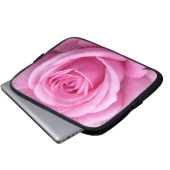 Pink Rose Laptop Sleeve Romantic Rose Tablet Case | Zazzle