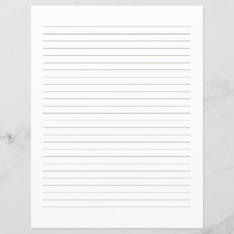 Pink Rose Lined Paper | Zazzle