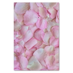 Pink Rose Petals Tissue Paper | Zazzle