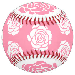 Pink Rose Softball | Zazzle