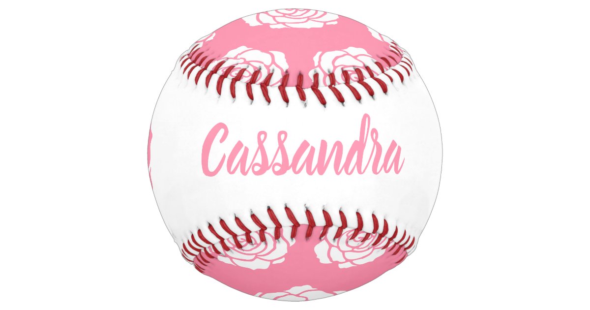 Pink Rose Softball | Zazzle