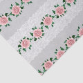 Pink Roses And Wedding Lace Tissue Paper | Zazzle