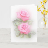 Pink Roses Card | Zazzle