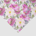 Pink Roses Floral Tissue Paper | Zazzle