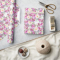 Pink Roses Floral Wrapping Paper | Zazzle