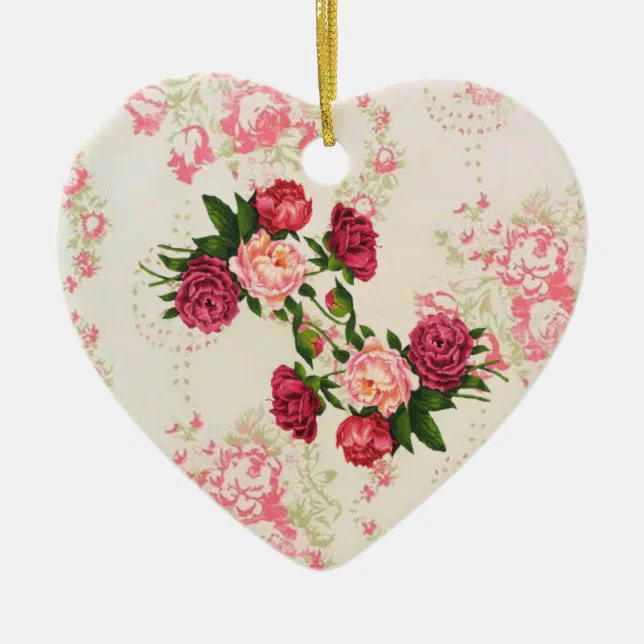 Pink Roses Ornament | Zazzle