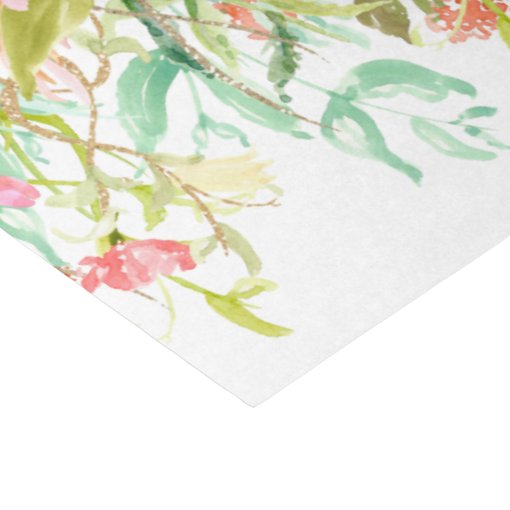 Pink Roses Watercolor Tissue Paper | Zazzle