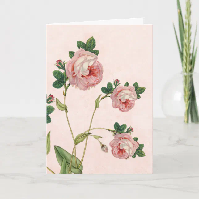 Pink Roses, When I am Gone Sympathy Poem Card | Zazzle