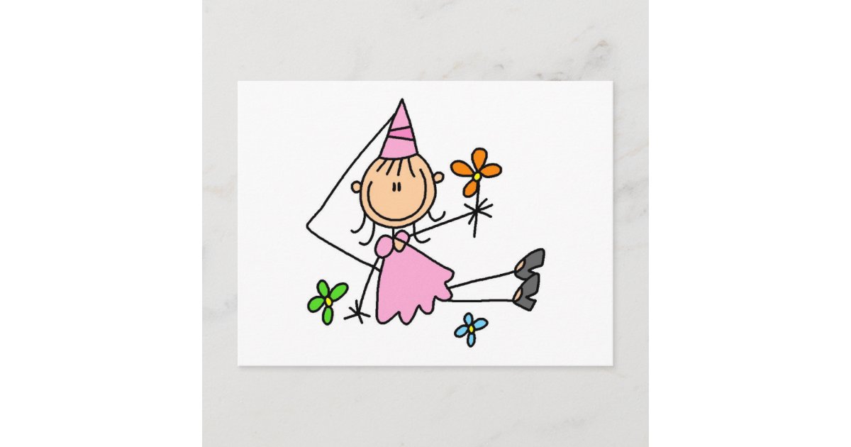 Pink Royal Princess Postcard | Zazzle