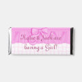 Pink Ruffle Baby Shower Candy Bars Party Favor | Zazzle