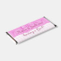 Pink Ruffle Baby Shower Candy Bars Party Favor | Zazzle