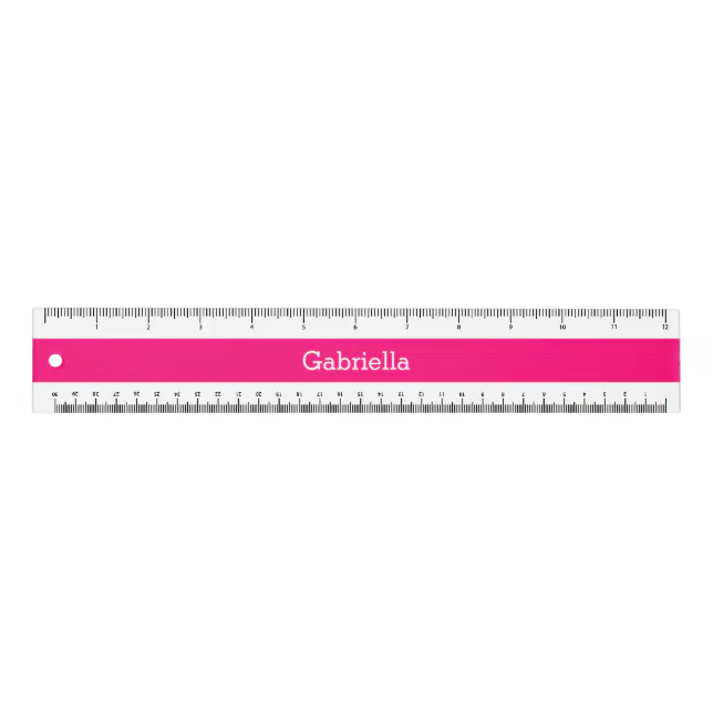 Pink Ruler | Zazzle