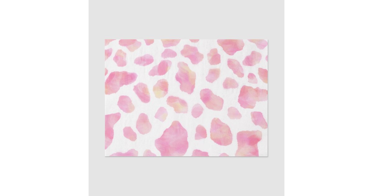 PINK SAFARI - Pink Leopard printed Tissue Paper | Zazzle