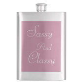 Pink Sassy and Classy> Womens Hip Flask | Zazzle