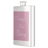 Pink Sassy and Classy> Womens Hip Flask | Zazzle