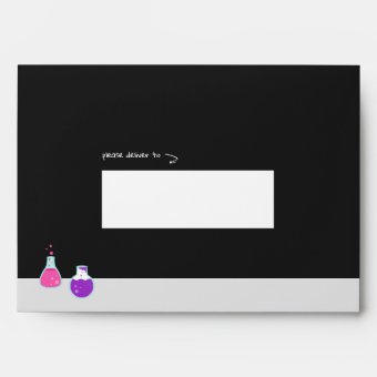 Pink Science Lab Envelope | Zazzle