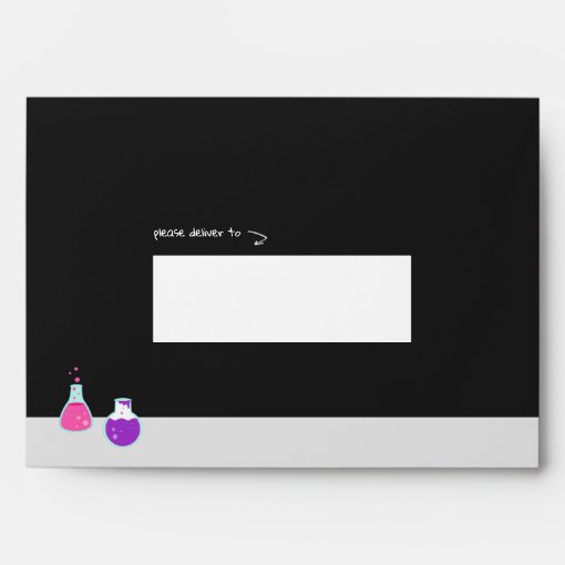 Pink Science Lab Envelope | Zazzle
