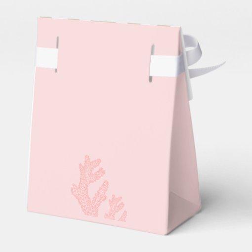 Pink Seahorse Beach Theme Favor Boxes | Zazzle