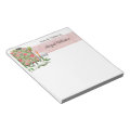 Pink Shabby Chic Kitchen Notepad | Zazzle