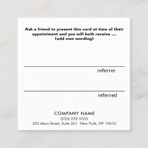 Pink Signature Script Customer Referral | Zazzle