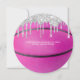 Pink Silver Drip Girls Basketball Invitation | Zazzle