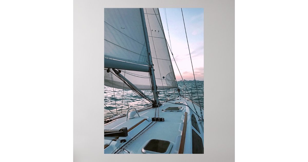 Pink Sky at Night Sailors Delight Poster | Zazzle
