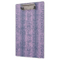 Pink Snake Skin Animal Print Clipboard | Zazzle