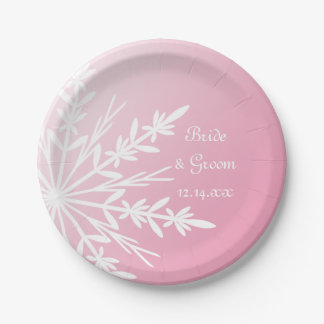Snowflake Plates | Zazzle