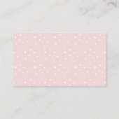 Pink Snowflakes Baby Shower Diaper Raffle Ticket Enclosure Card | Zazzle