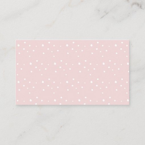 Pink Snowflakes Baby Shower Diaper Raffle Ticket Enclosure Card | Zazzle