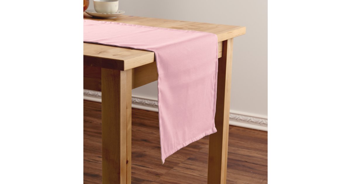 Pink Solid Color Table Runner | Zazzle