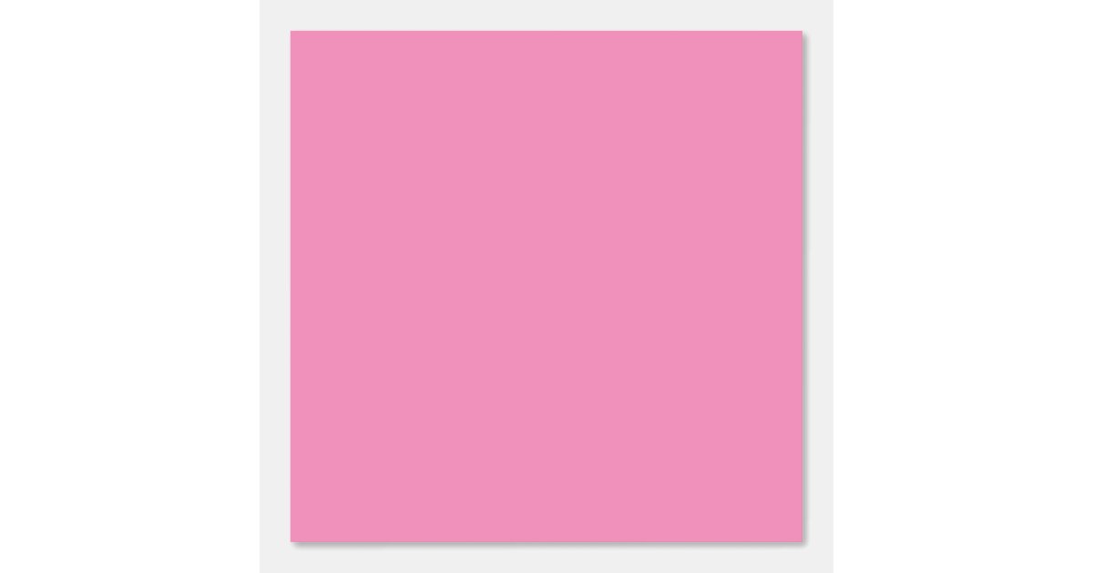 Pink Solid Custom Color Background Girl Room Decor Wallpaper | Zazzle