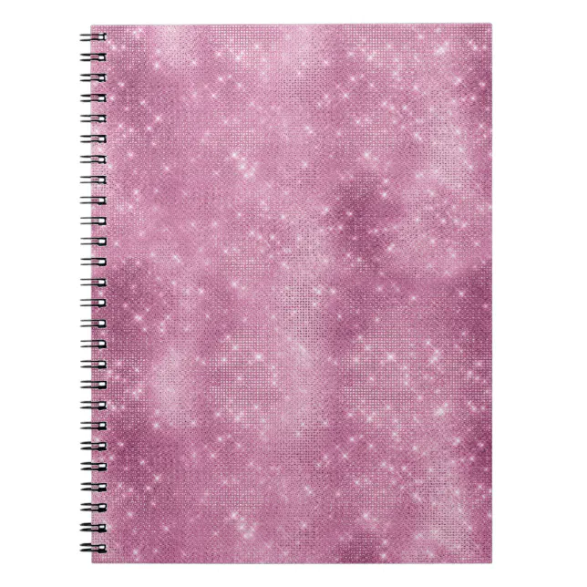 Pink Sparkle Notebook | Zazzle
