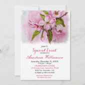 PINK SPRING FLING PARTY EVENT INVITE | Zazzle