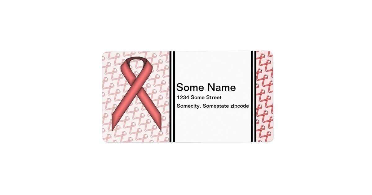 Pink Standard Ribbon Label | Zazzle.com