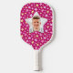 Pink Stars Pickleball Star Player Fun Custom Photo Pickleball Paddle ...