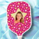 Pink Stars Pickleball Star Player Fun Custom Photo Pickleball Paddle ...