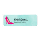Embellished High Heels Stiletto Address Label | Zazzle.com