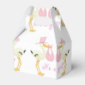 Pink Stork Baby Shower Gift Box | Zazzle