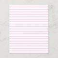Pink Stripe | Baptism Budget Invitation | Zazzle