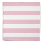 Pink Stripes, White Stripes, Striped Pattern Duvet Cover | Zazzle