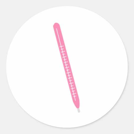 Pink Surgical scalpel Classic Round Sticker | Zazzle.com