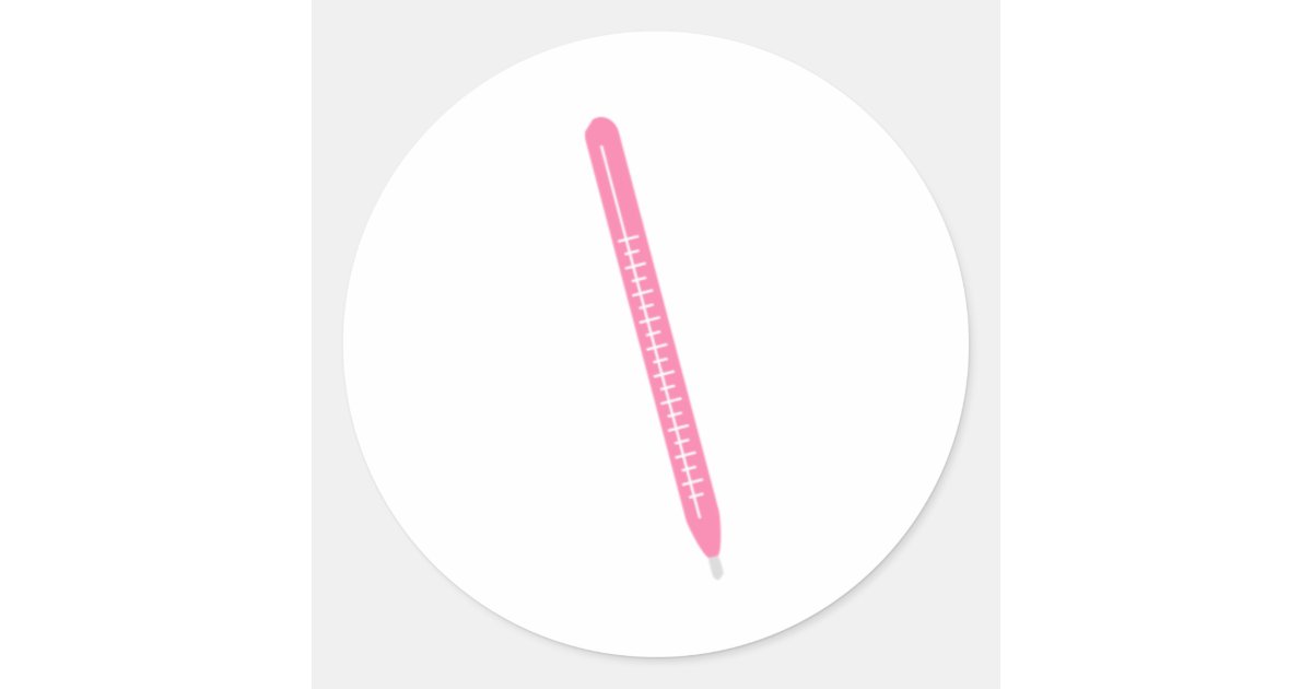 Pink Surgical scalpel Classic Round Sticker | Zazzle