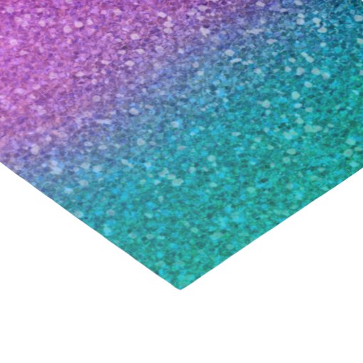 Pink Teal Aqua Blue & Purple Sparkly Glitter Tissue Paper | Zazzle