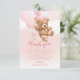 Pink Teddy Bear with Balloons Thank You Card | Zazzle