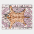 Pink Tiger Rug - Fake Tiger Rug Human Made Carpet | Zazzle