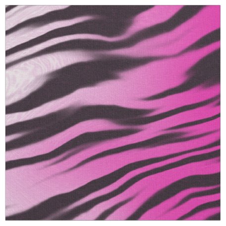 Tiger Stripe Print Pattern Background Fabric | Zazzle